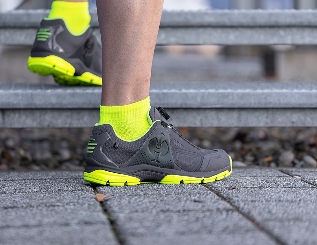 O2 Pracovná obuv e.s. Minkar II antracitová/výstražná žltá | Strauss