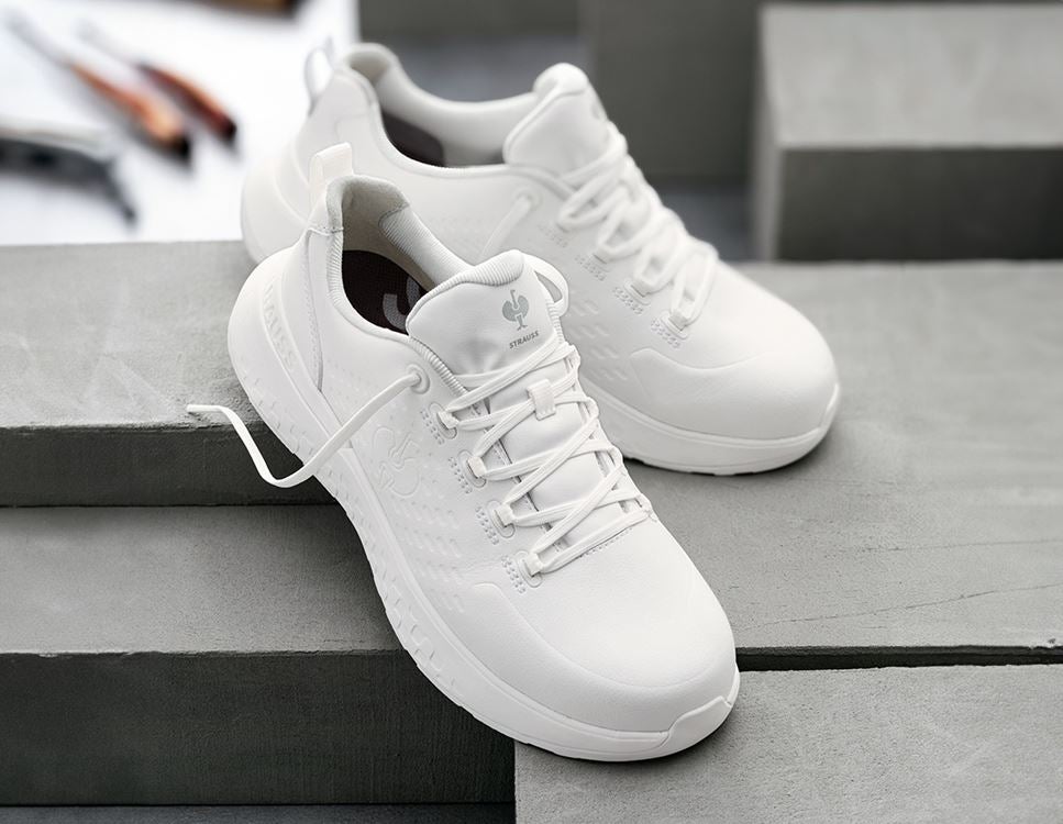 S2 bezpečnostné poltopánky e.s. Pisa low biela | Strauss