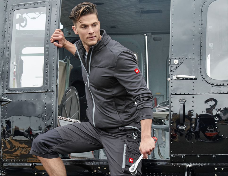 Bunda e.s.motion 2020 FIBERTWIN® clima-pro antracitová/platinová | Strauss