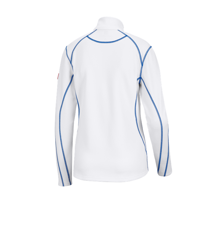 Funk. sveter termo stretch e.s.motion 2020,dámsky biela/enciánová modrá ...