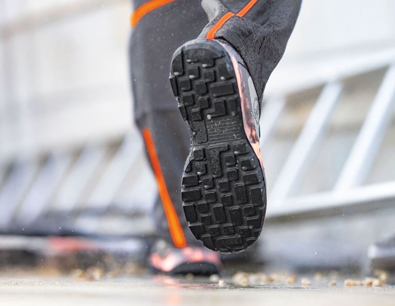 S7S Safety shoes e.s. Altadena low anthracite/high-vis orange | Strauss