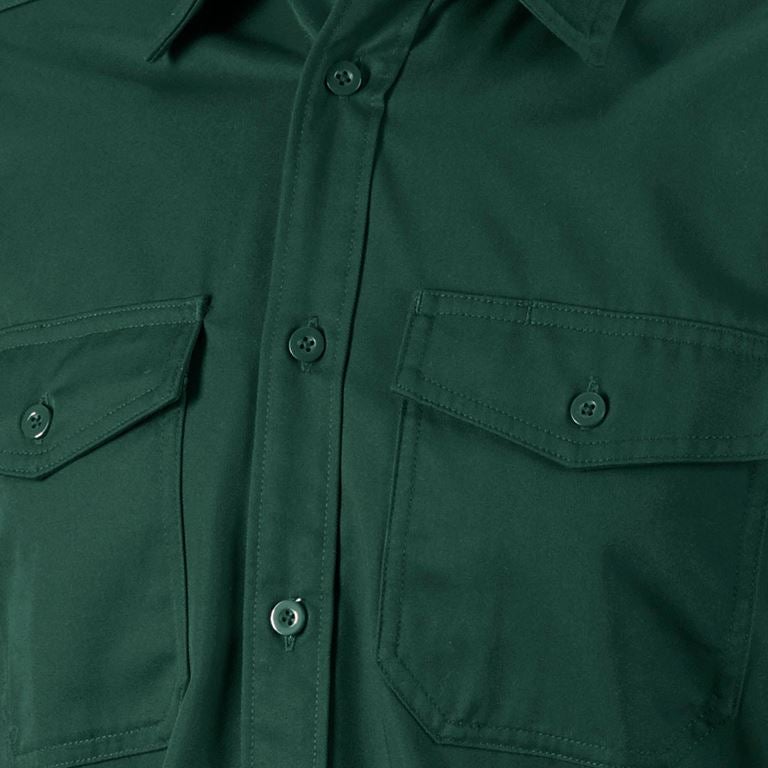 Work shirt e.s.classic, long sleeve green | Strauss