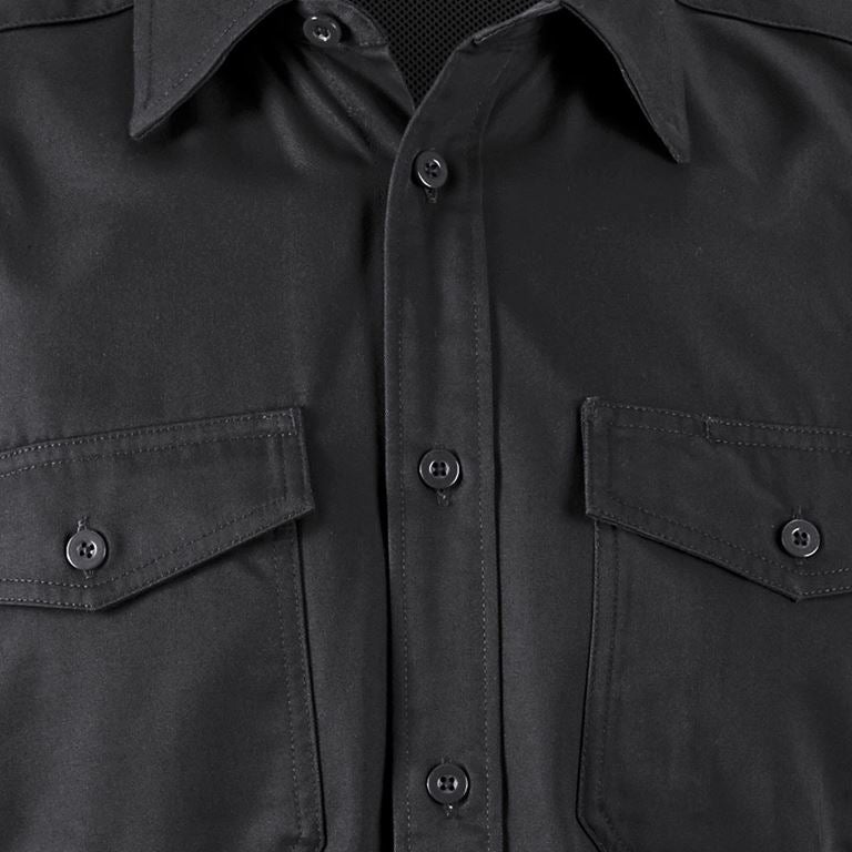 Work shirt e.s.classic, short sleeve black | Strauss