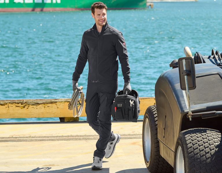 Softshell jacket e.s.trail pure black | Strauss