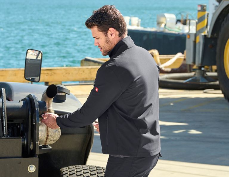 Softshell jacket e.s.trail pure black | Strauss