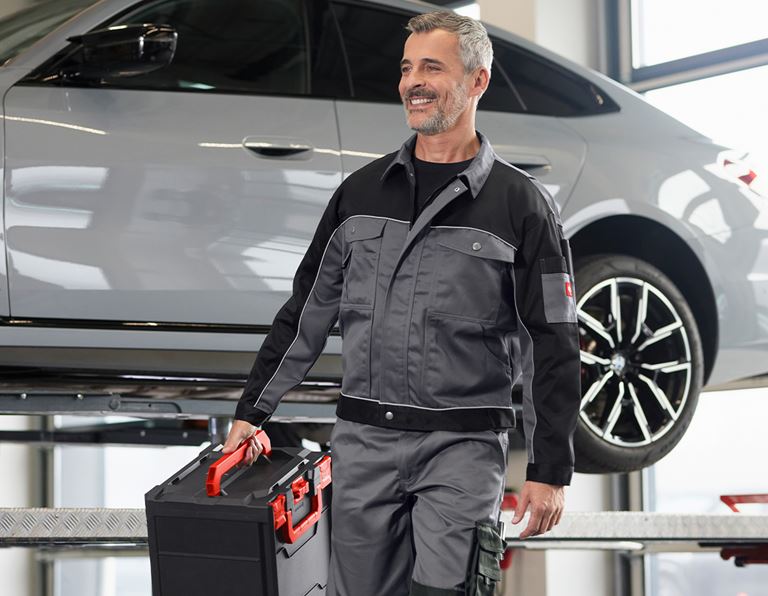 Work jacket e.s.image grey/black | Strauss
