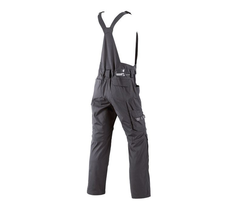 Bib & Brace e.s.concrete solid anthracite | Strauss