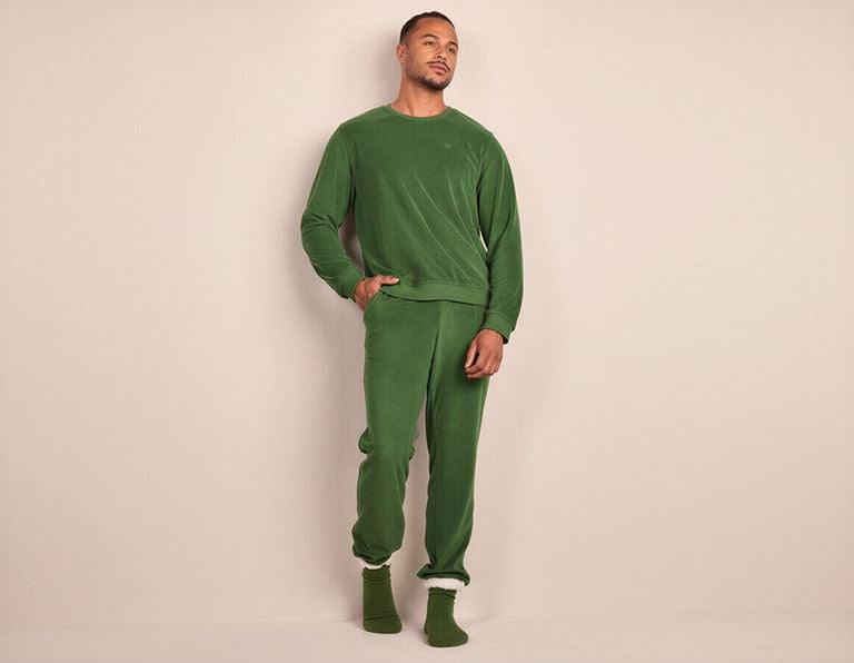 e.s. Sweat trousers Terry nordicgreen | Strauss
