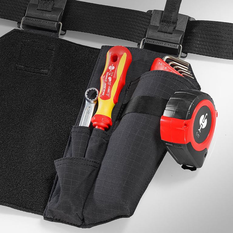 Small tool pocket e.s.tool concept, left black | Strauss