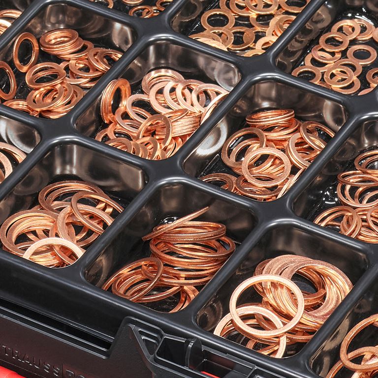 Sealing rings DIN 7603 A in STRAUSSbox 118 midi | Strauss