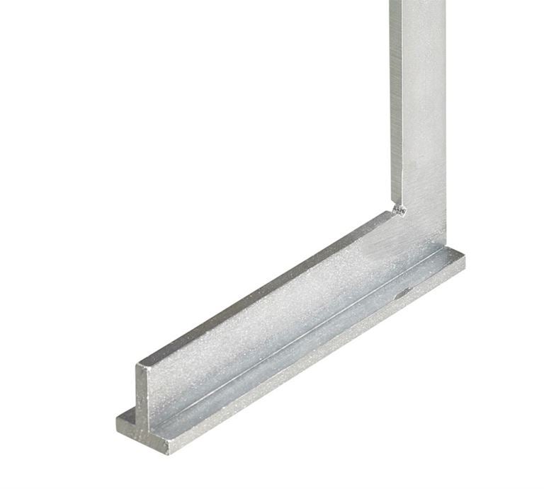 Engineer steel square with stopper edge | Strauss