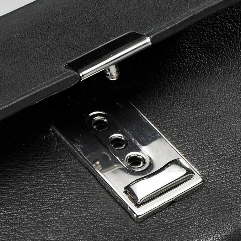 Waiter's purse with transparent window black | Strauss