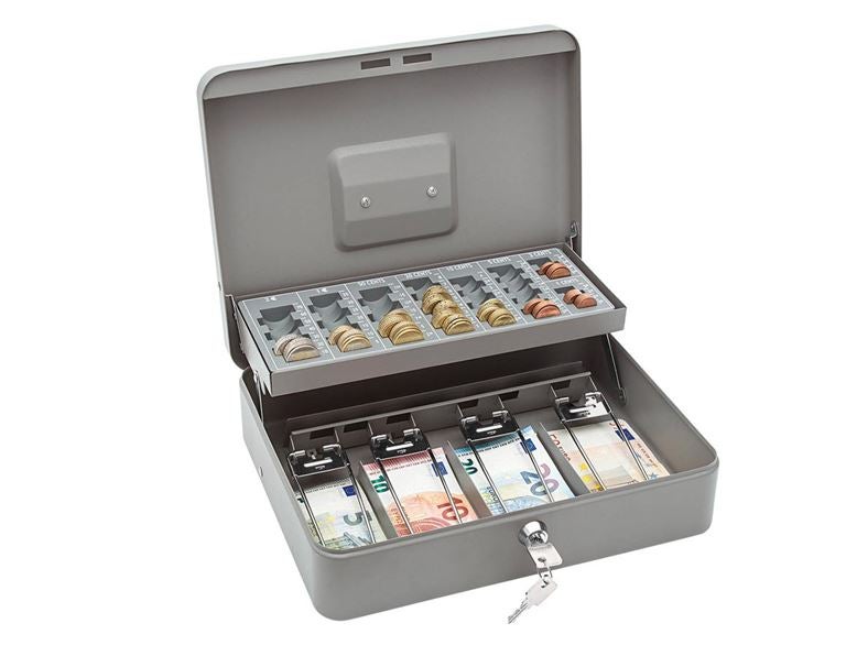 Money counting cassette with note press grey | Strauss