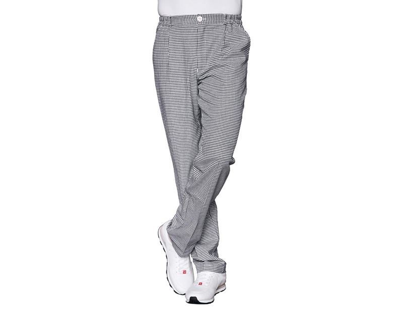 Bold-Check Chefs Trousers II black/white checked | Strauss