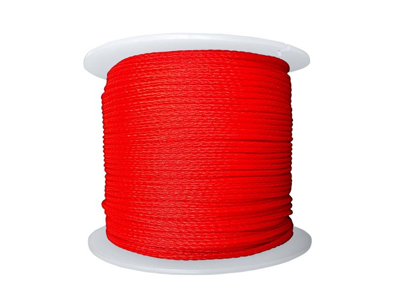 Polyethylene Cords, red 100 m red | Strauss