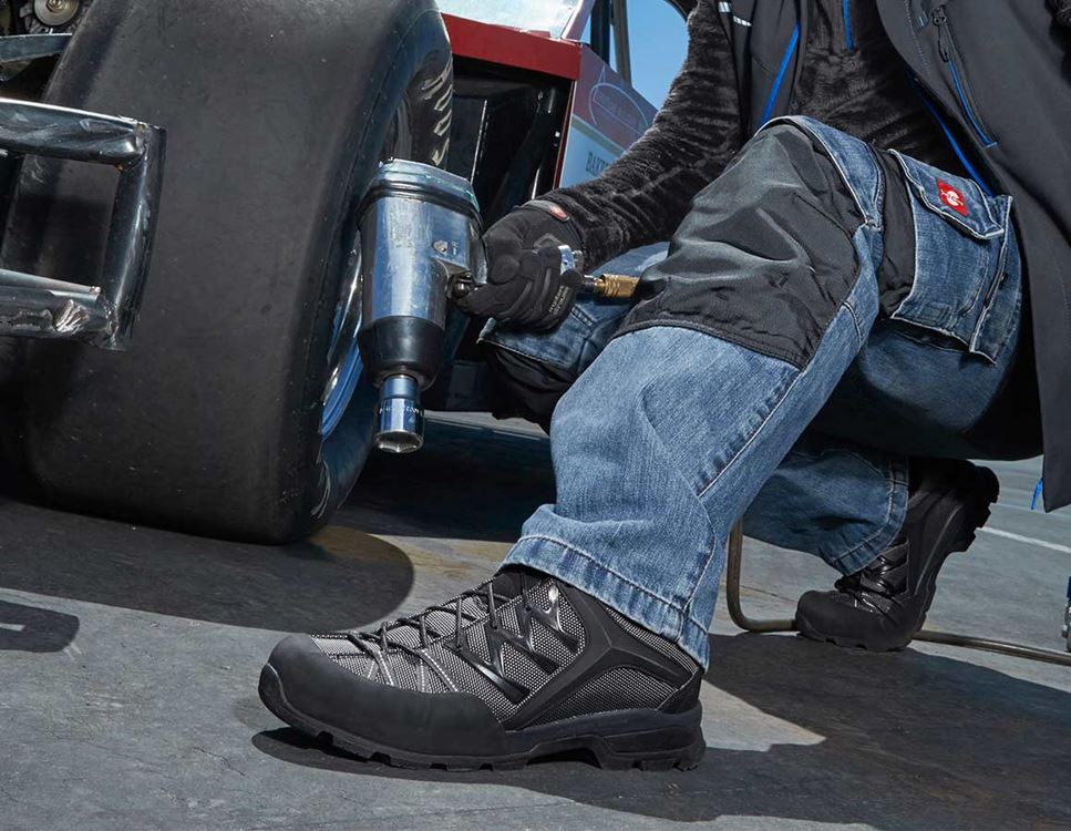 e.s. O2 Work shoes Setebos low black/anthracite | Strauss