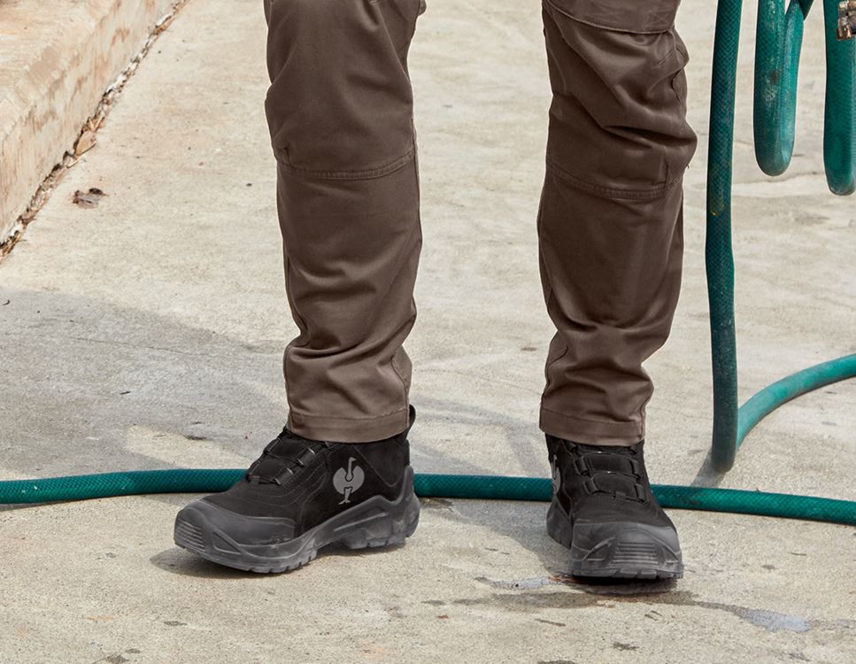 O2 Work shoes e.s. Apate II mid black | Strauss