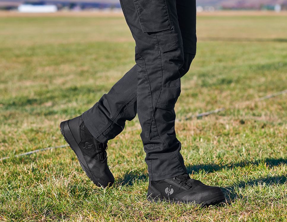 S1 Safety boots e.s. Nakuru mid black | Strauss