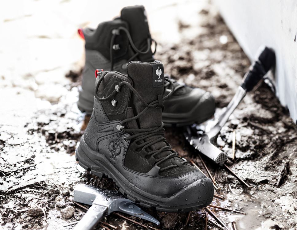 S7 Safety boots e.s. Passau mid black | Strauss