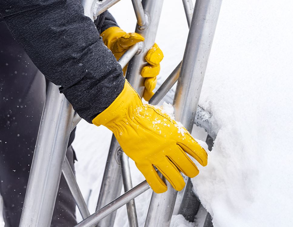 Full leather winter gloves Yellowstone | Strauss