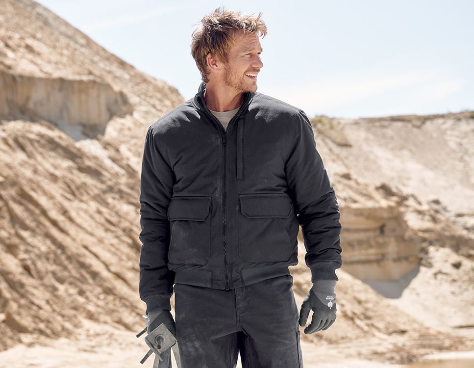 Pilot jacket e.s.iconic black | Strauss