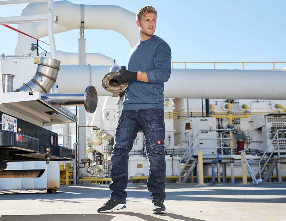 e.s. Cargo worker jeans POWERdenim darkwashed | Strauss