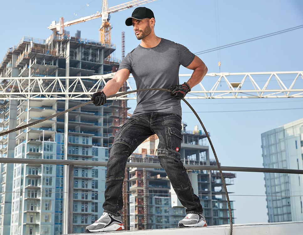 e.s. Cargo worker jeans POWERdenim blackwashed | Strauss