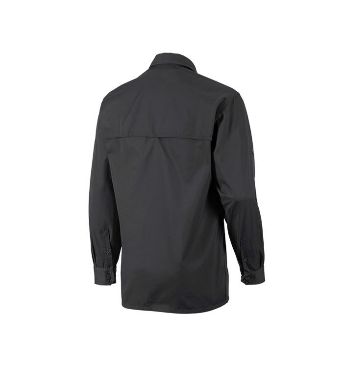 Work shirt e.s.classic, long sleeve black | Strauss