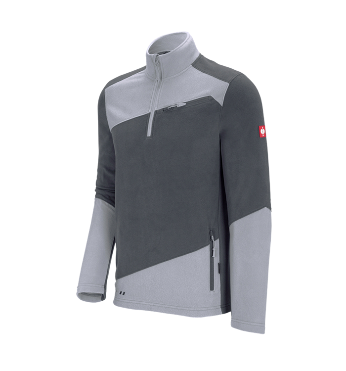 Fleece troyer e.s.motion 2020 anthracite/platinum | Strauss