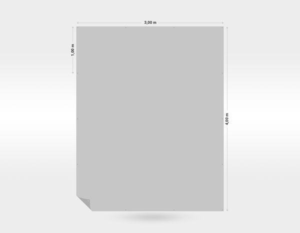 Canvas Cover with Eyelets | Strauss