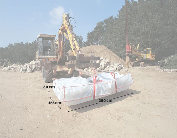 BIG BAG for slabs, 975 litre | Strauss