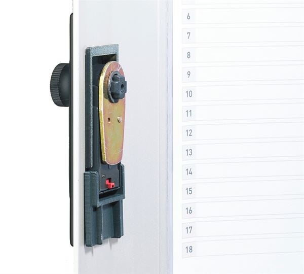 DURABLE key cabinet with number lock silver-metallic | Strauss